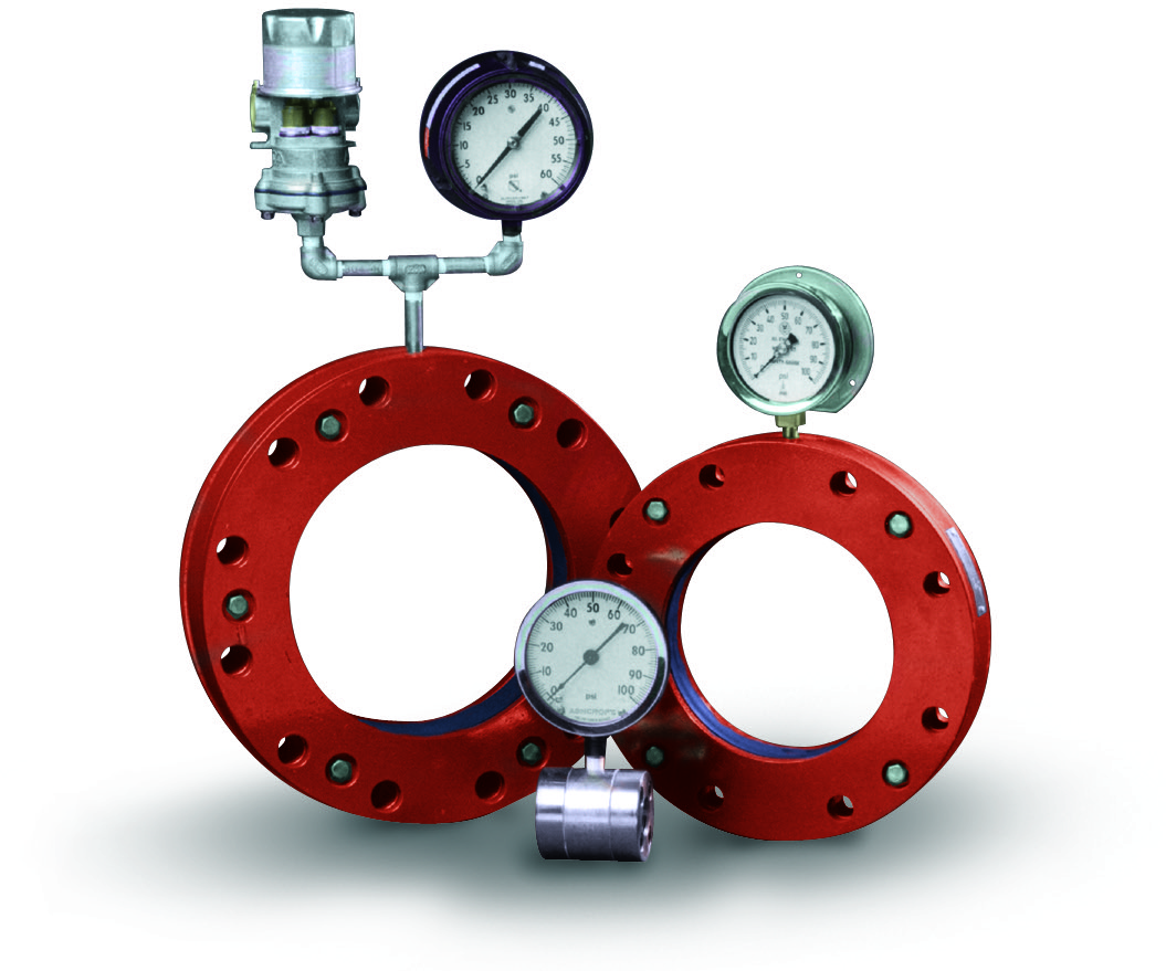 Red Valve Pressure Sensors - Flow Control